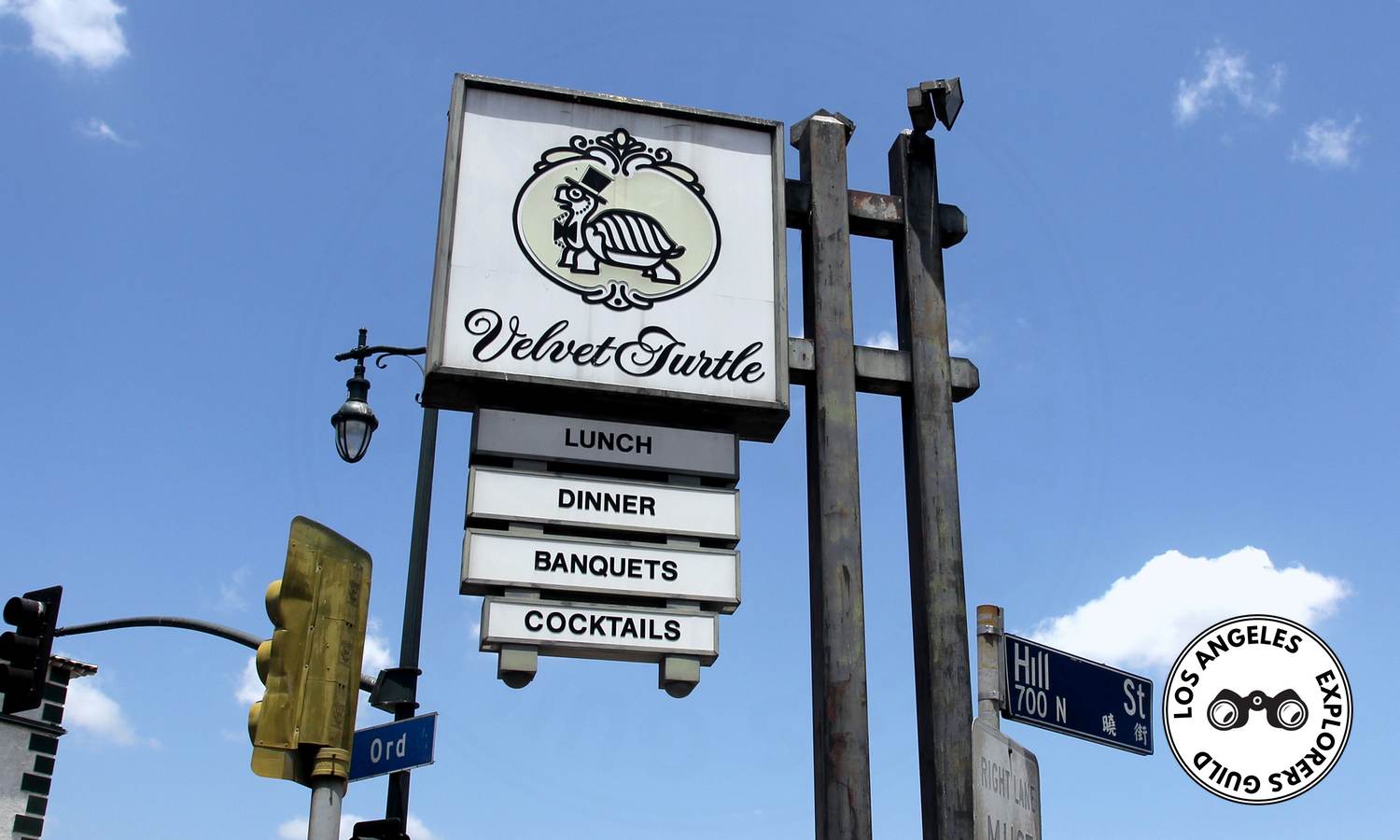 The Velvet Turtle Sign – Los Angeles Explorers Guild