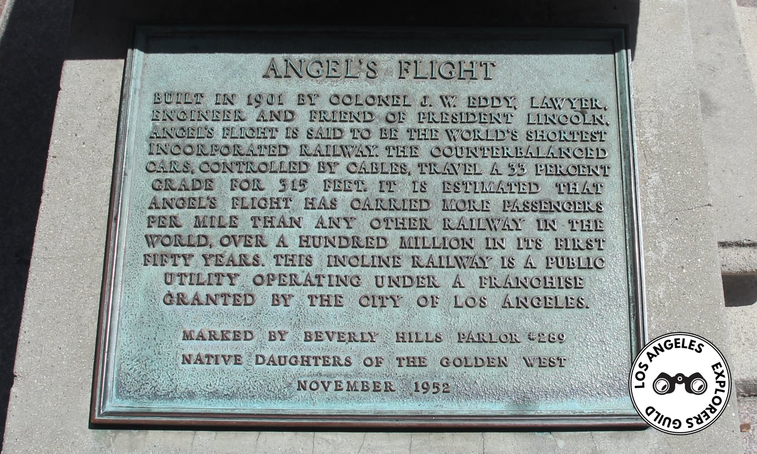 Angel’s Flight – Los Angeles Explorers Guild